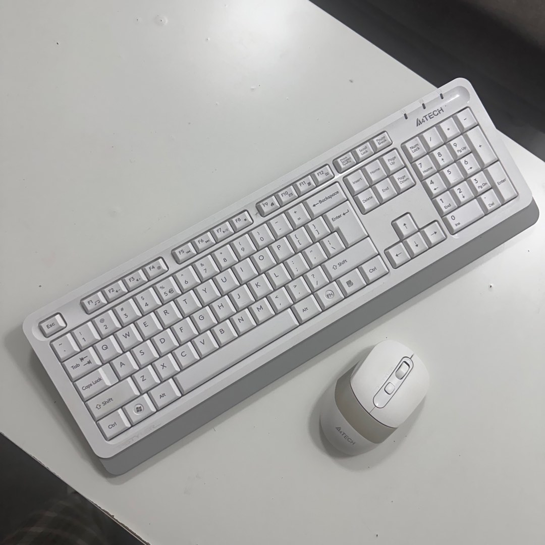 A4tech Wireless Keyboard And Mouse White Computers And Tech Parts And Accessories Computer