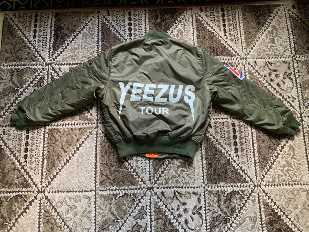 Alpha Industries Yeezus Tour Bomber Jacket, Men's Fashion, Coats ...