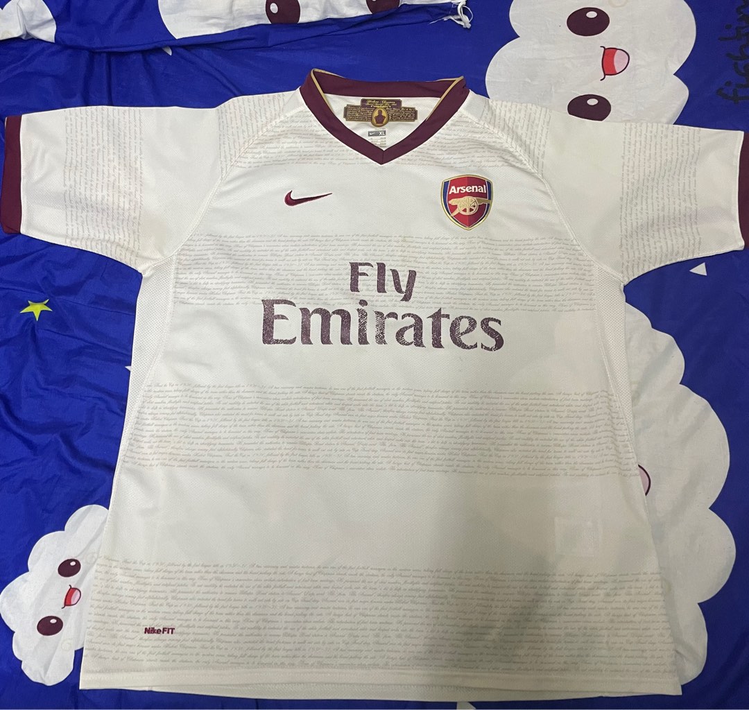 Arsenal Retro Jersey, Men's Fashion, Tops & Sets, Tshirts & Polo Shirts ...