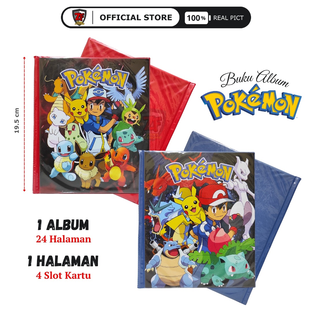 Buku Album Pokemon Trading Card Game Album Card Buku Album Kartu ...