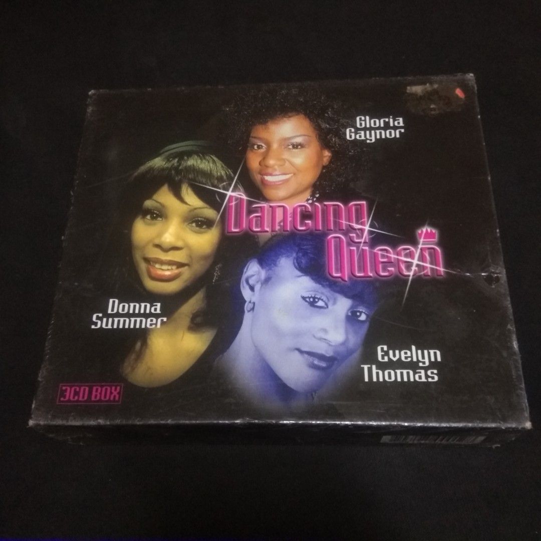 CD DANCING QUEEN DONNA SUMMER/GLORIA GAYNOR/EVELYN THOMAS (3 CD BOX ...