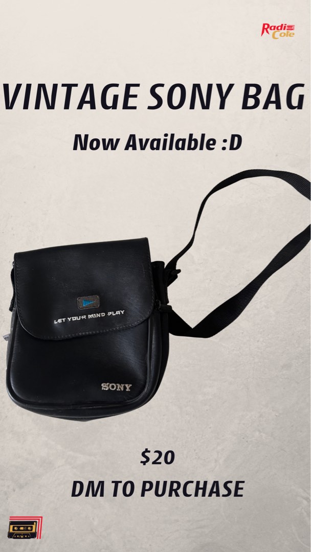 Cd discman walkman vintage sony sling bag, Audio, Portable Music ...
