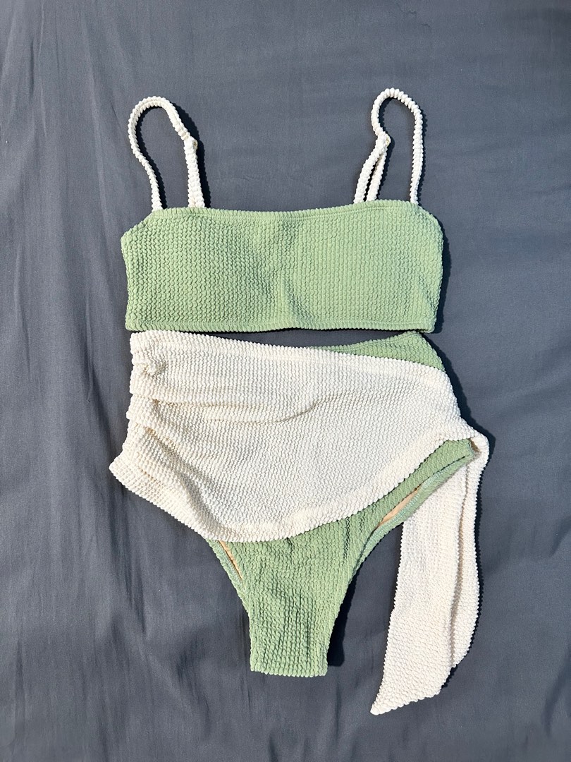 eighth mermaid set (matcha duo), Women's Fashion, Swimwear, Bikinis ...