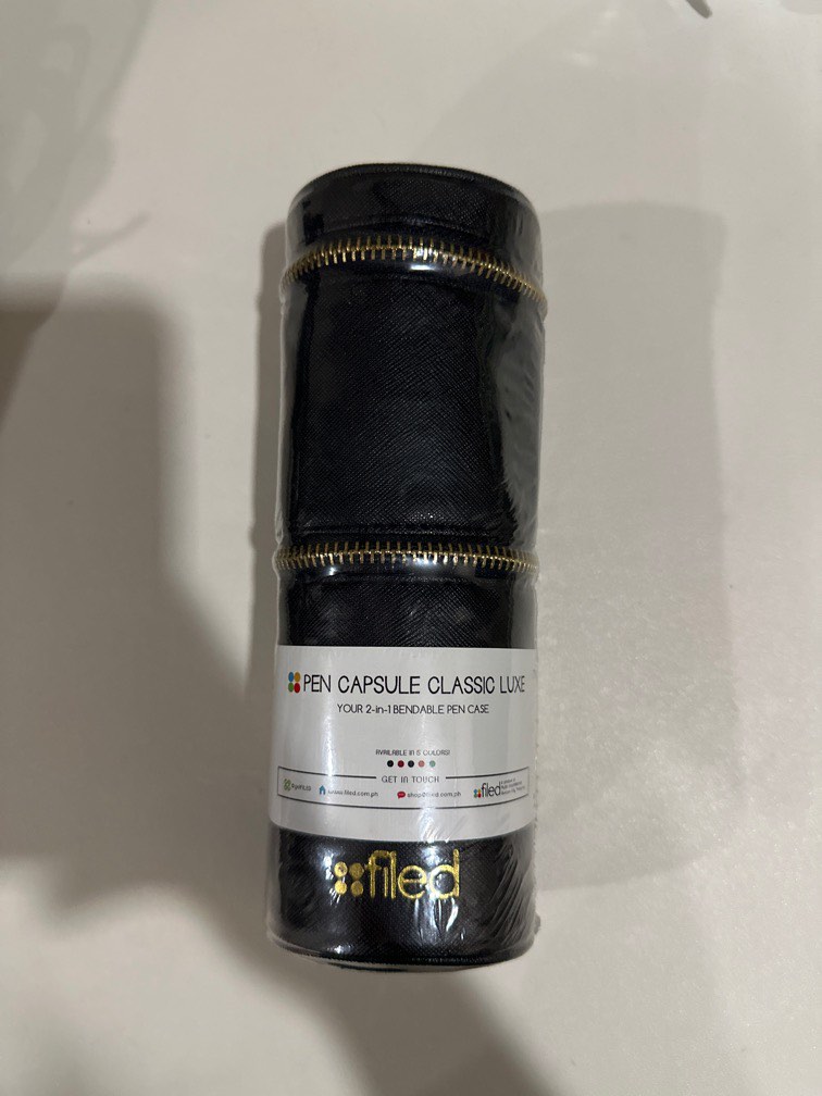 Filed Black Pen Capsule Pen Case Sealed, Hobbies & Toys, Stationary ...