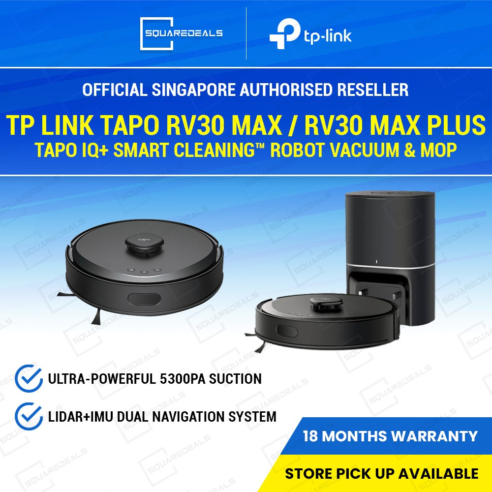 TP-Link Tapo RV30 Max Plus RV30 Plus RV30 LiDAR Navigation Robot Vacuum ...
