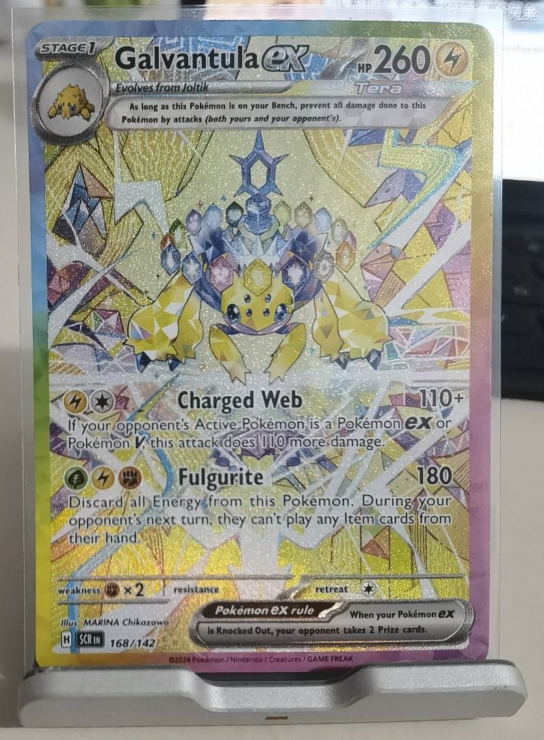 Galvantula EX Pokemon Trading Card Game TCG, Hobbies & Toys, Toys ...