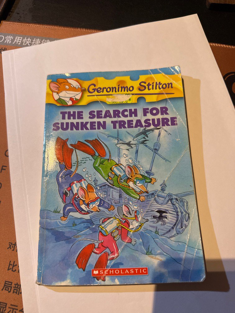 Geronimo Stilton The Search for sunken treasure, Hobbies & Toys, Books ...