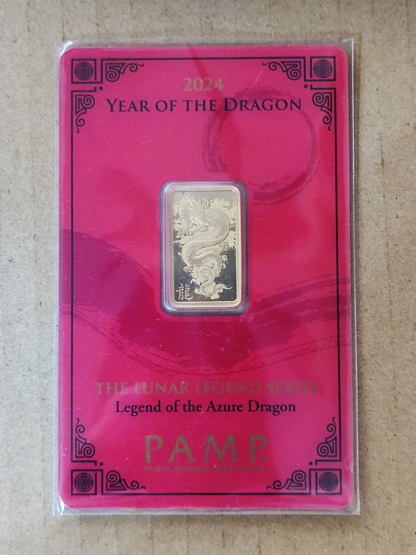 Goldbar pamp lunar 5g, Women's Fashion, Jewelry & Organisers, Precious ...