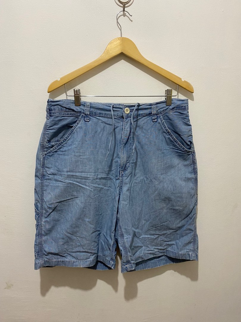 GU DENIM JORTS, Men's Fashion, Bottoms, Shorts on Carousell