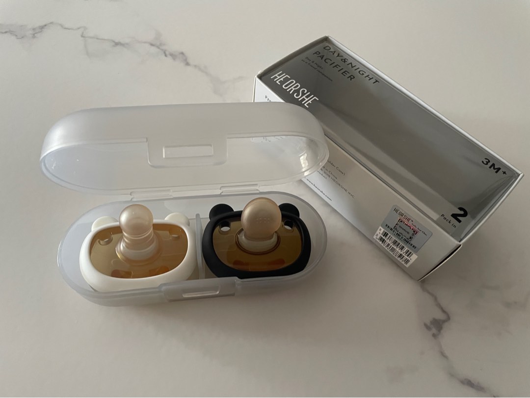 He or She Pacifier (Day & Night), Babies & Kids, Nursing & Feeding ...