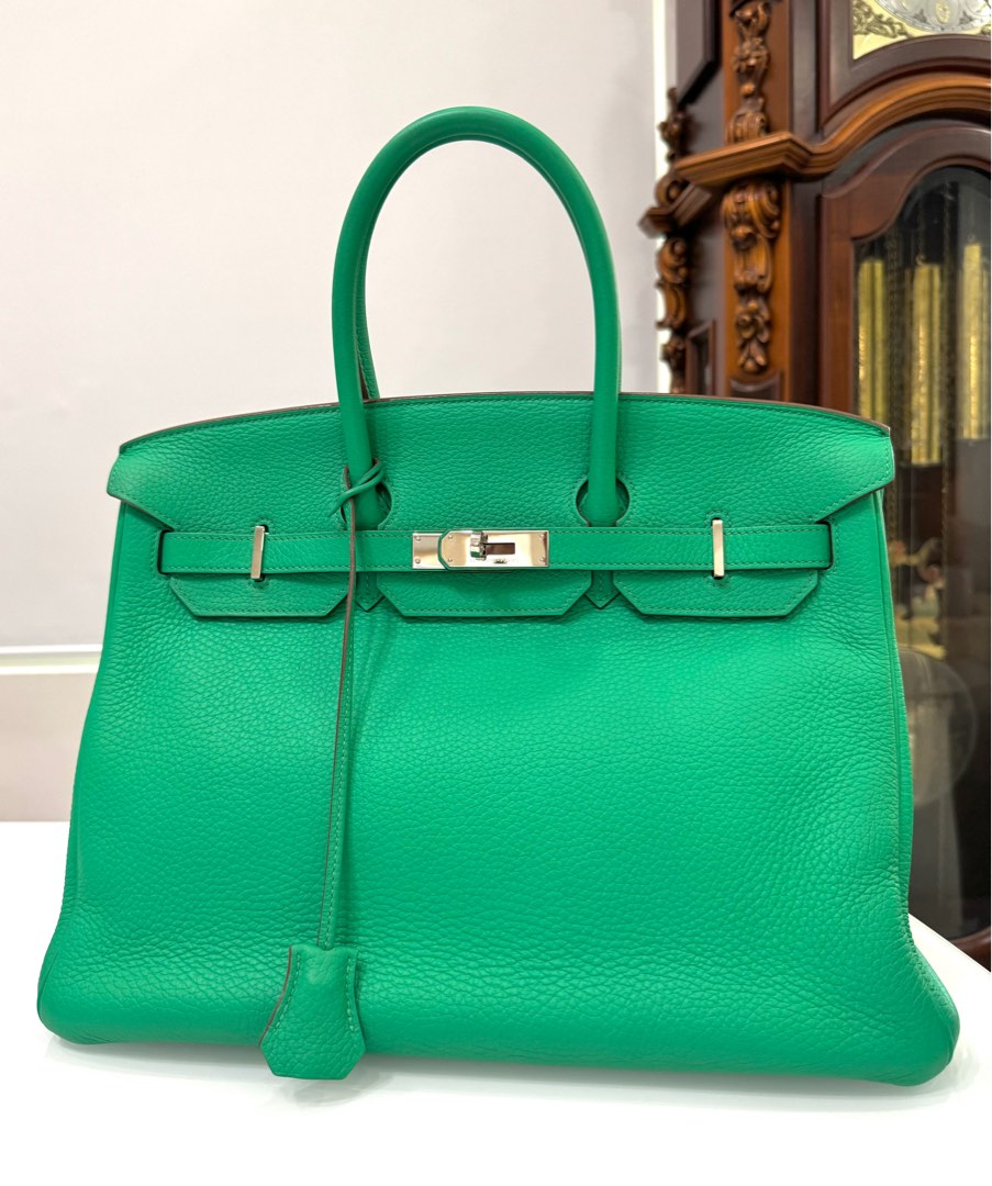 Hermes Birkin 35 Stamp P Square Naked, Luxury, Bags & Wallets on Carousell