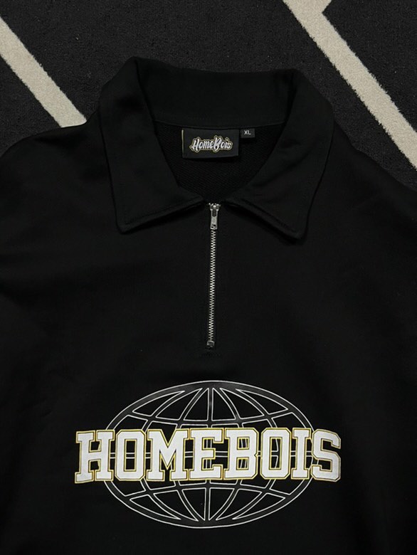 homebois halfzipper, Men's Fashion, Tops & Sets, Hoodies on Carousell
