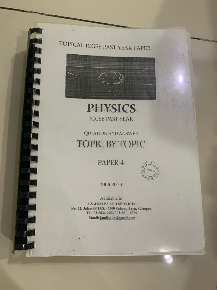 IGCSE PHYSICS PAST PAPER 2006-2016, Hobbies & Toys, Books & Magazines ...