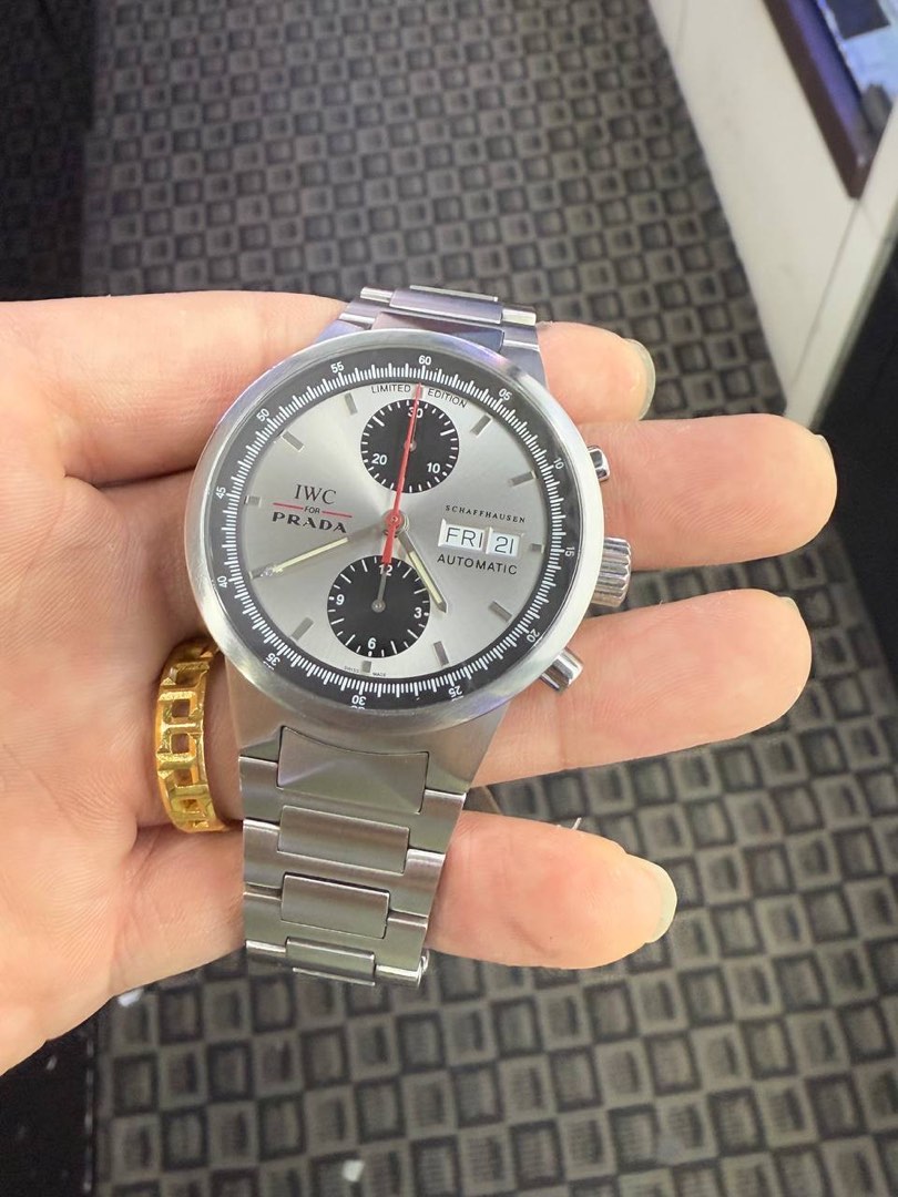 IWC X PRADA LIMITED EDITION SWISS MADE AUTOMATIC CHRONOGRAPH IW370802 ...