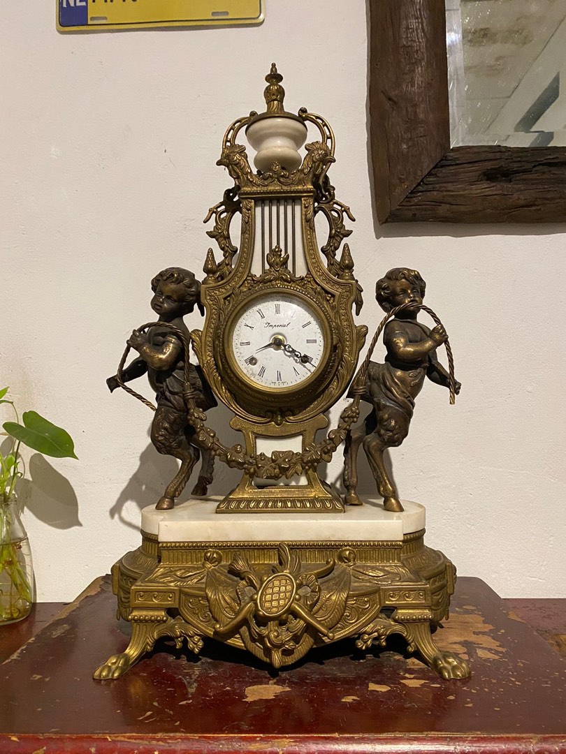 Jam meja putar imperial italy original 1970 rare not bandul kikuk seiko ...