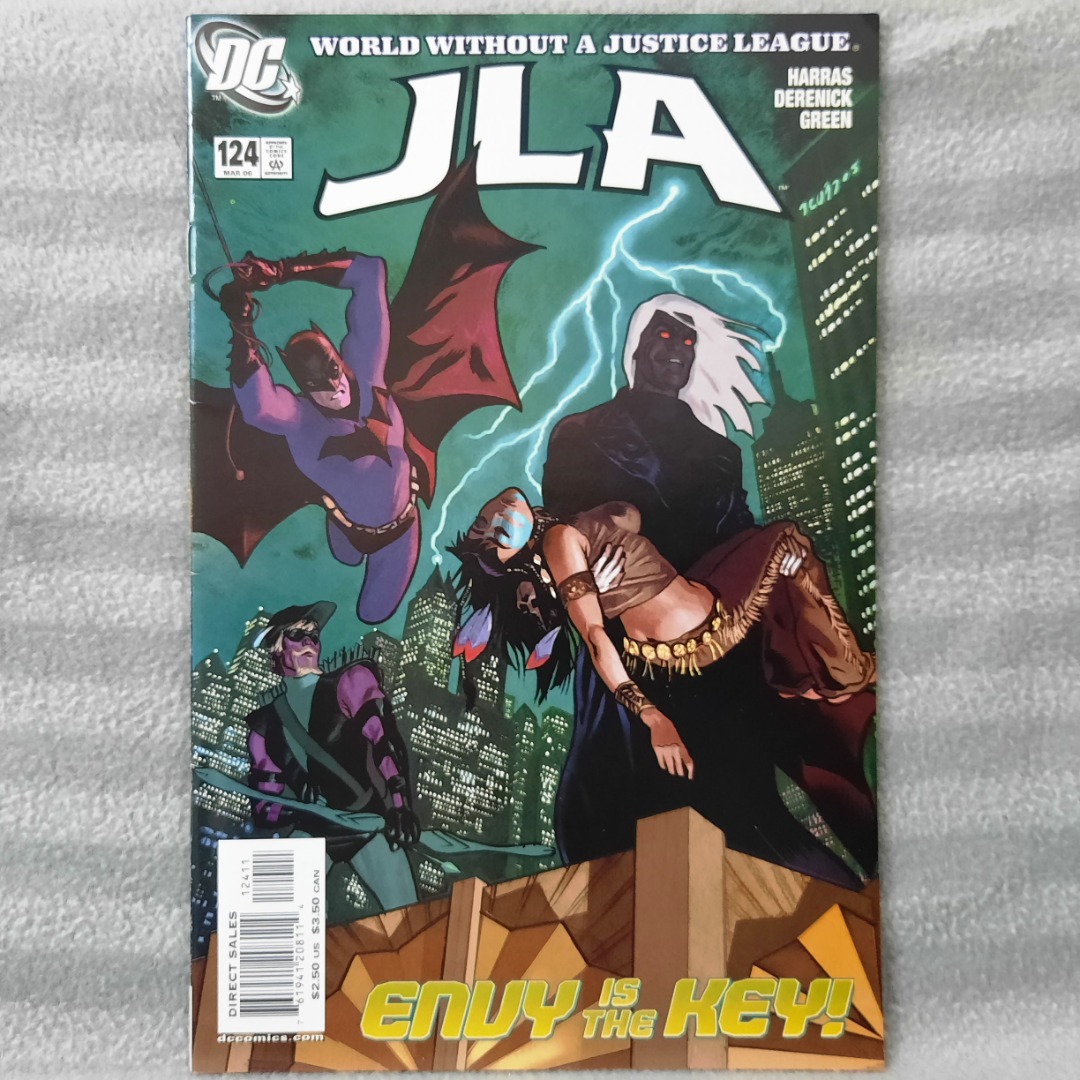 JLA #124 (DC Comics) Bob Harras, Tom Derenick, Hobbies & Toys, Books & Magazines, Comics & Manga ...