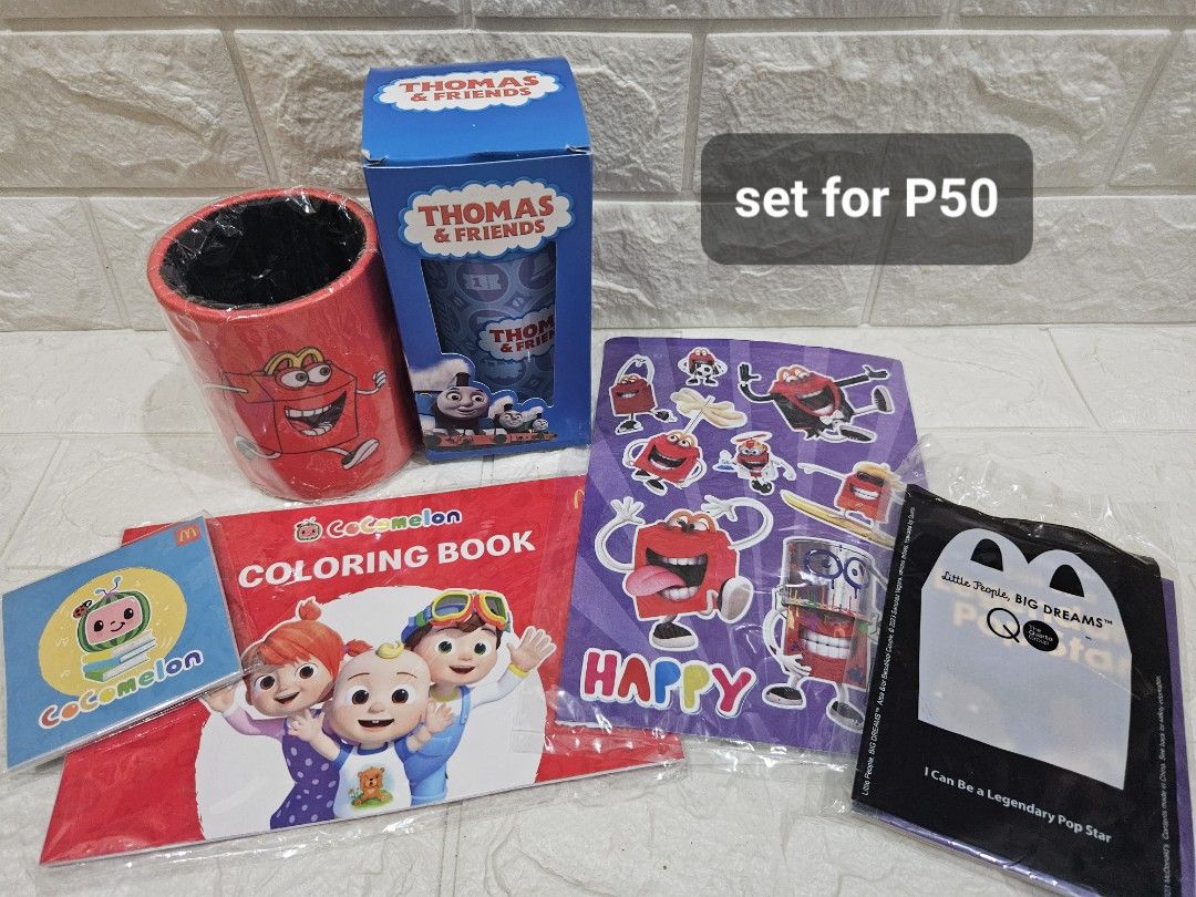 Jollibee and McDonalds items, Hobbies & Toys, Stationary & Craft ...
