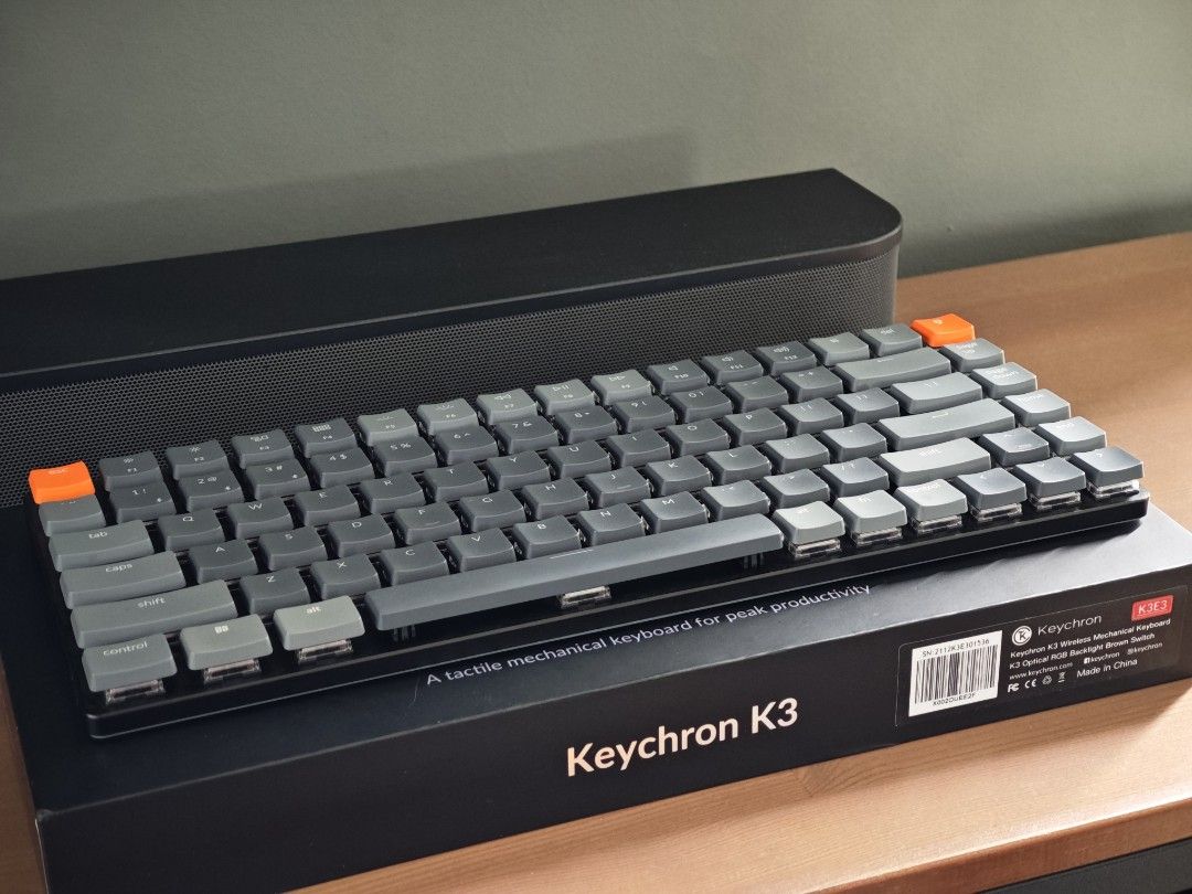 KEYCHRON K3 V2 RGB WIRELESS MECHANICAL KEYBOARD LOW PROFILE, Computers ...