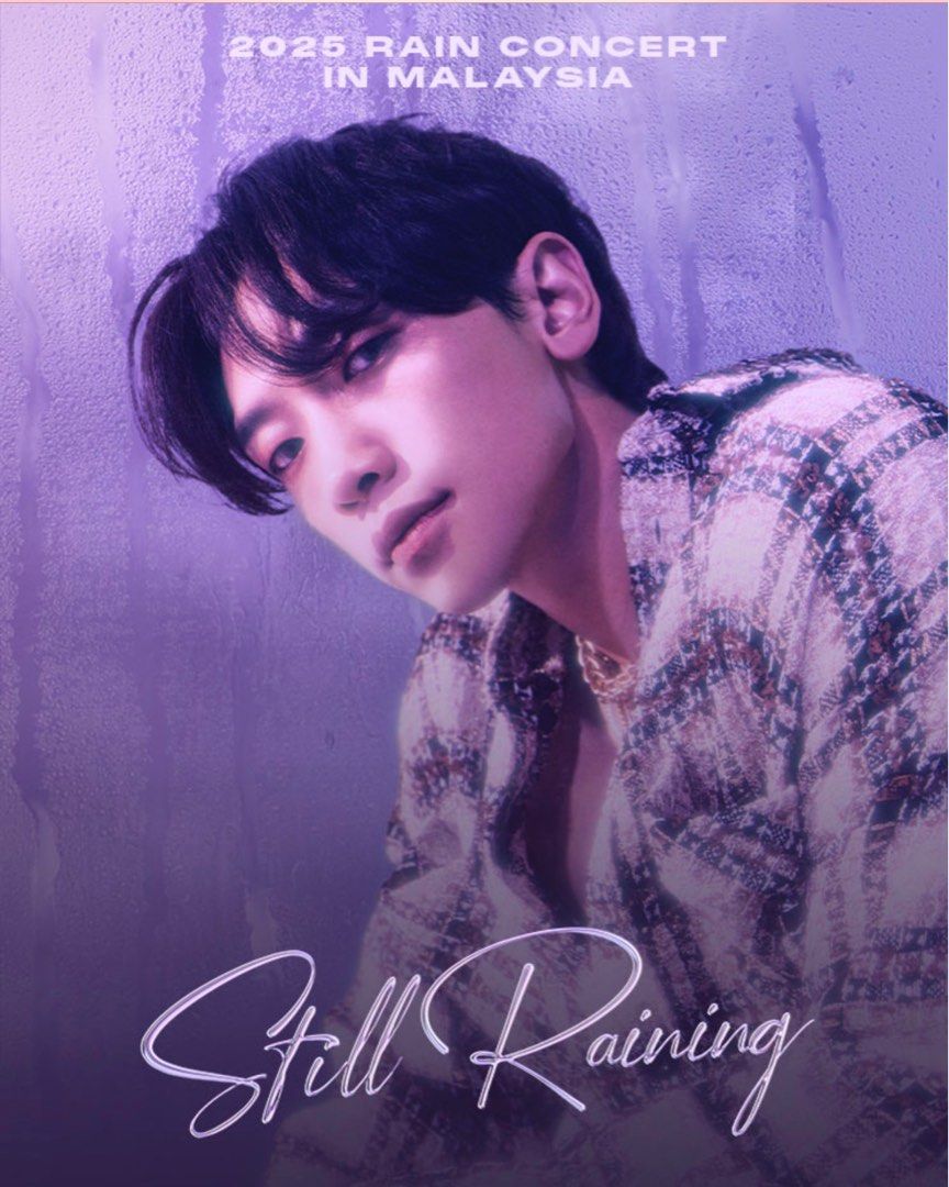 Korea Star Singer "Rain" concert for 8 Feb 2025 6pm show @Malaysia ...