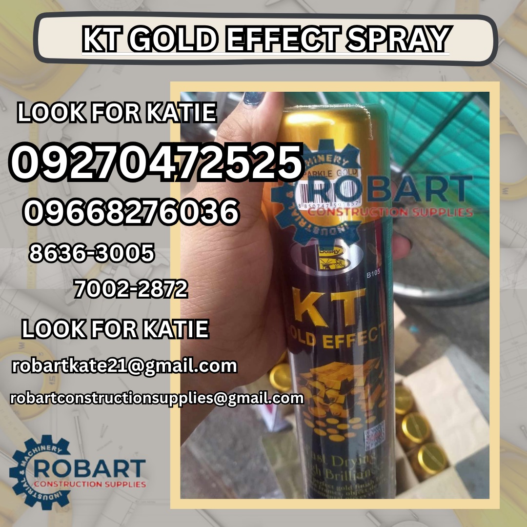 KT GOLD EFFECT SPRAY, Everything Else, Looking For on Carousell