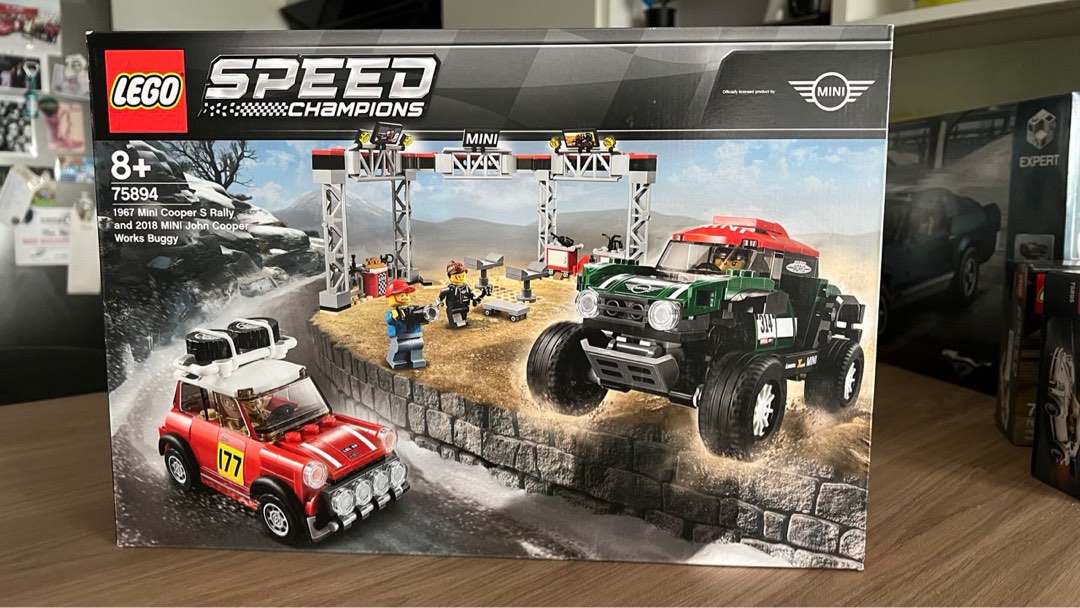 Lego 75894 Speed Champions 1967 Mini Cooper S Rally and 2018 MINI John ...