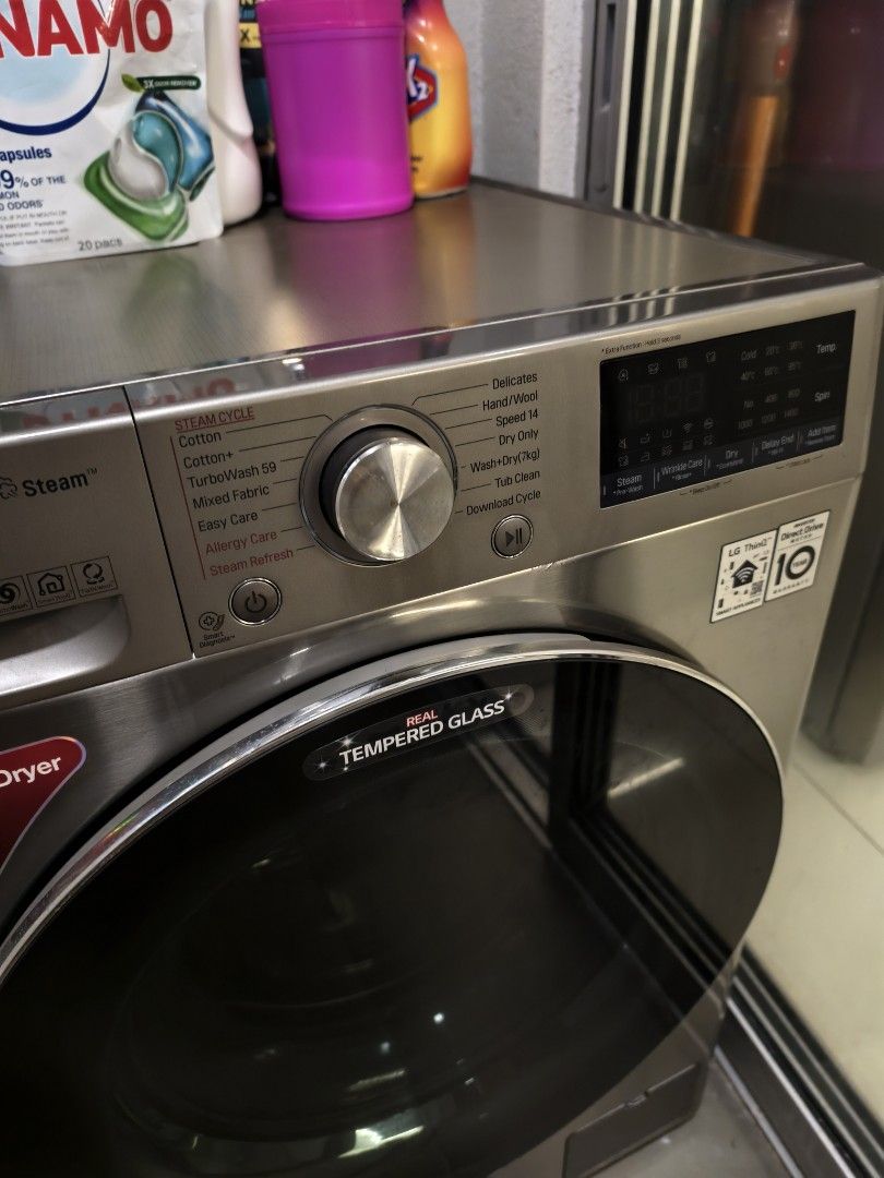 LG Washer Dryer 2 in 1 Washing Machine 10.5KG, TV & Home Appliances ...
