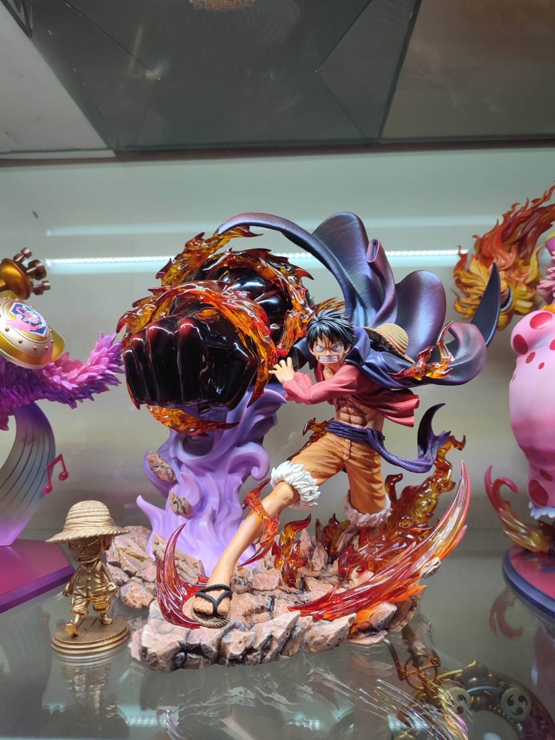 LX Studio - Monkey D. Luffy Gear 3rd Red Roc P.O.P Scale Figure ...