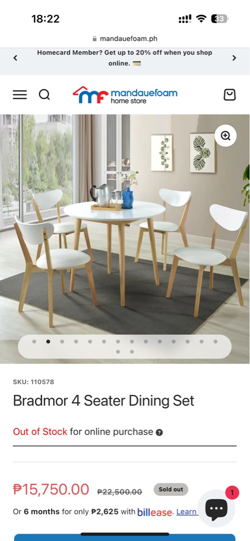 Mandaue Foam Dining Table ONLY!, Furniture & Home Living, Furniture ...