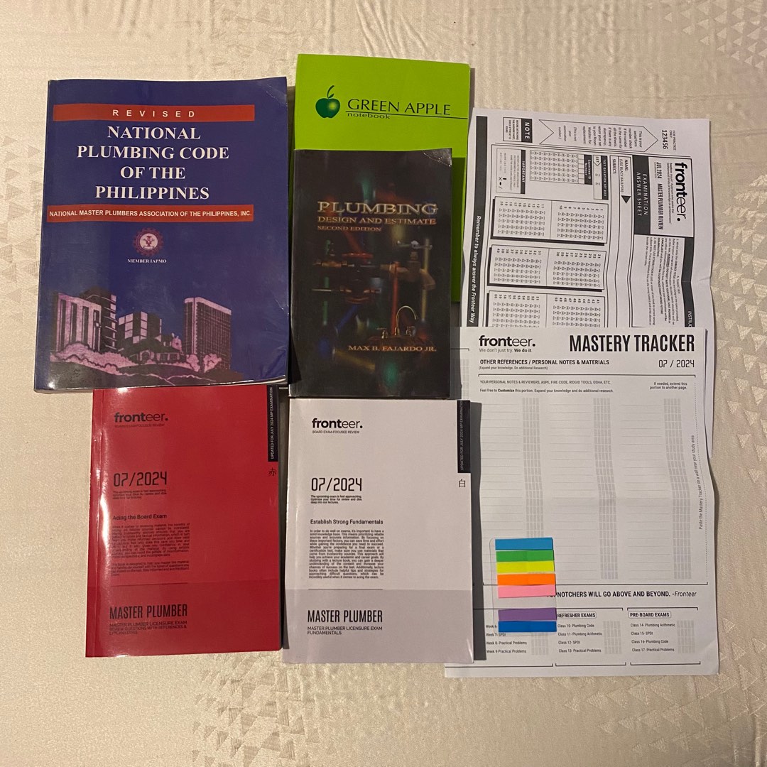 Master Plumber (MPLE) Reviewer - Take all, Hobbies & Toys, Books ...