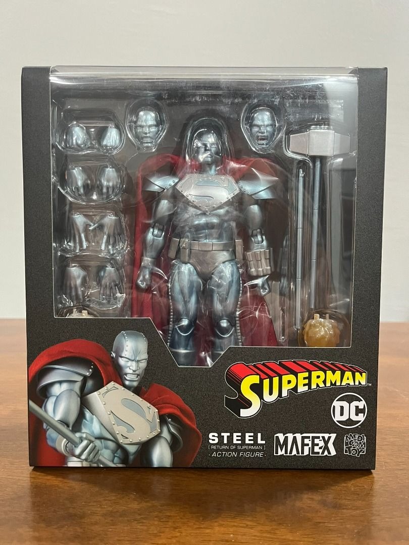 Medicom Mafex Steel Return of Superman DC comics MISB, Hobbies & Toys ...