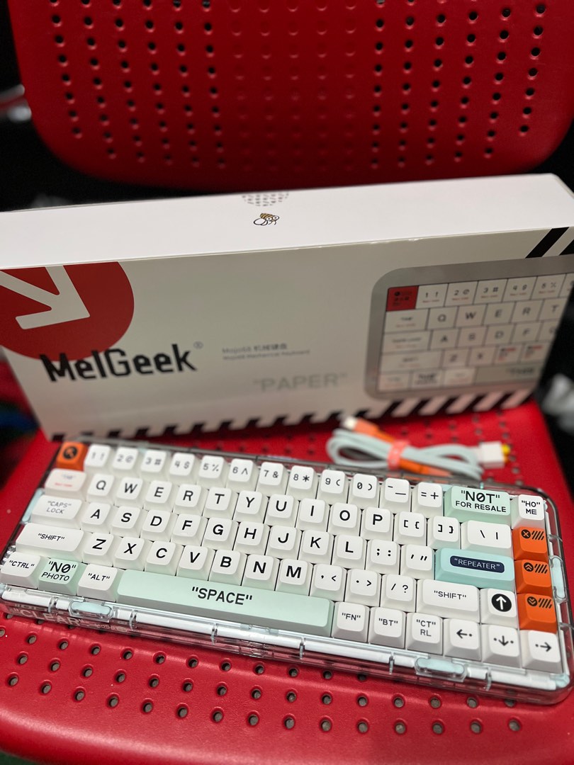 MELGEEK Mojo 68 Plastic transparent Keyboard, Computers & Tech, Office & Business Technology on ...