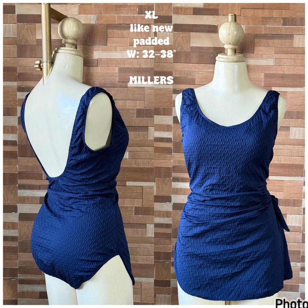 MILLERS NAVY BLUE ONE PIECE SWIMSUIT, Women's Fashion, Swimwear ...