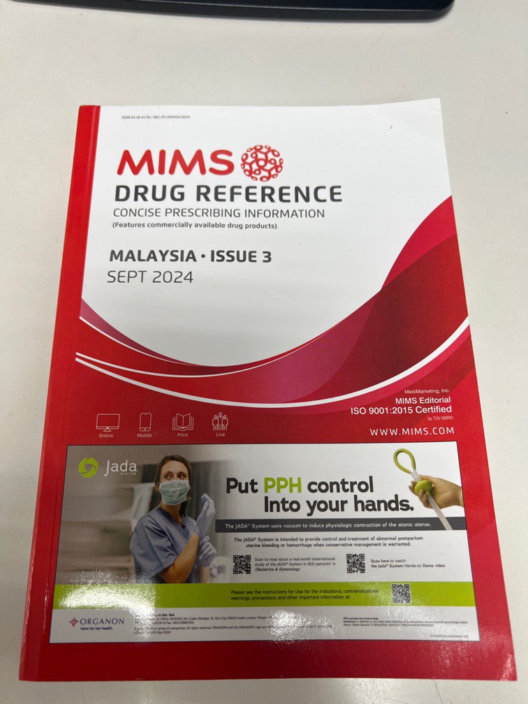 MIMS Drug Reference - Issue 3 Sept 2024, Hobbies & Toys, Books ...