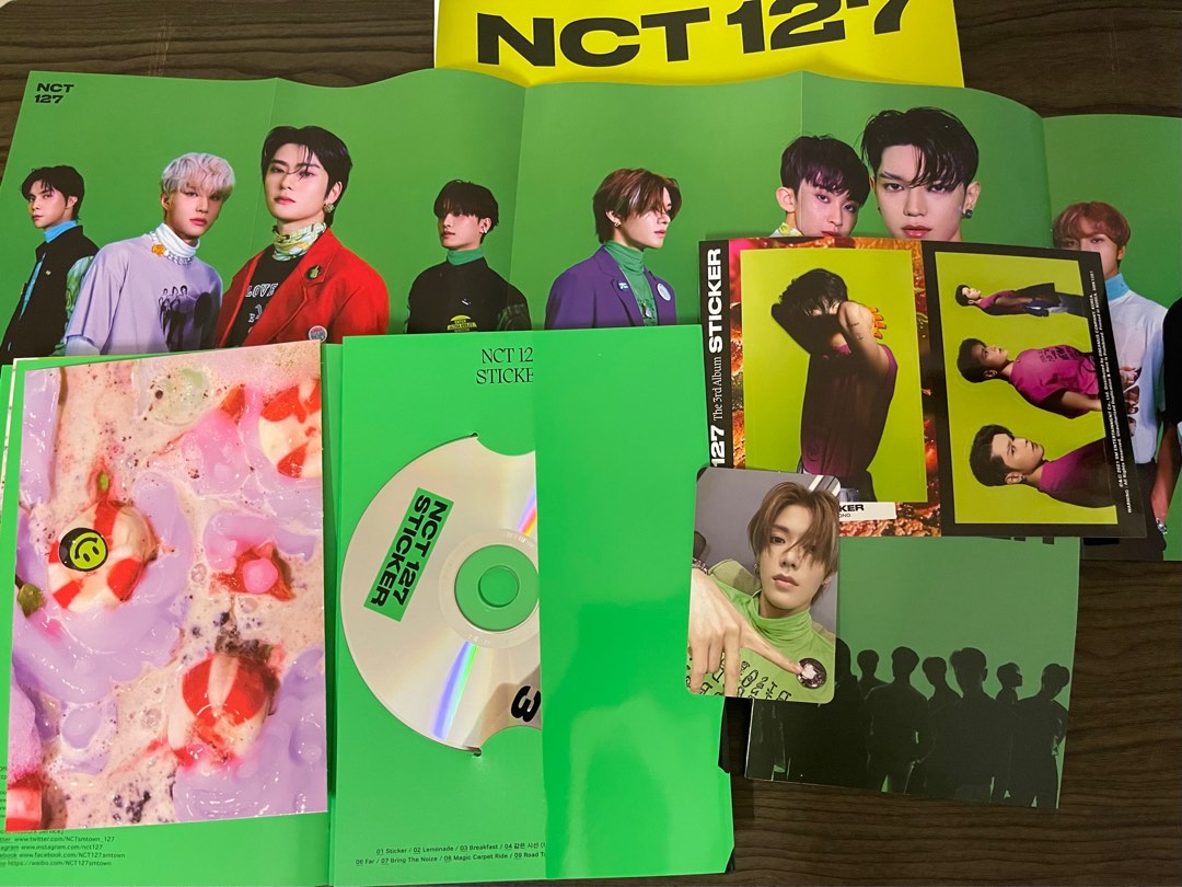 NCT 127 Sticker Sticky Ver (Yuta PC), Hobbies & Toys, Memorabilia ...
