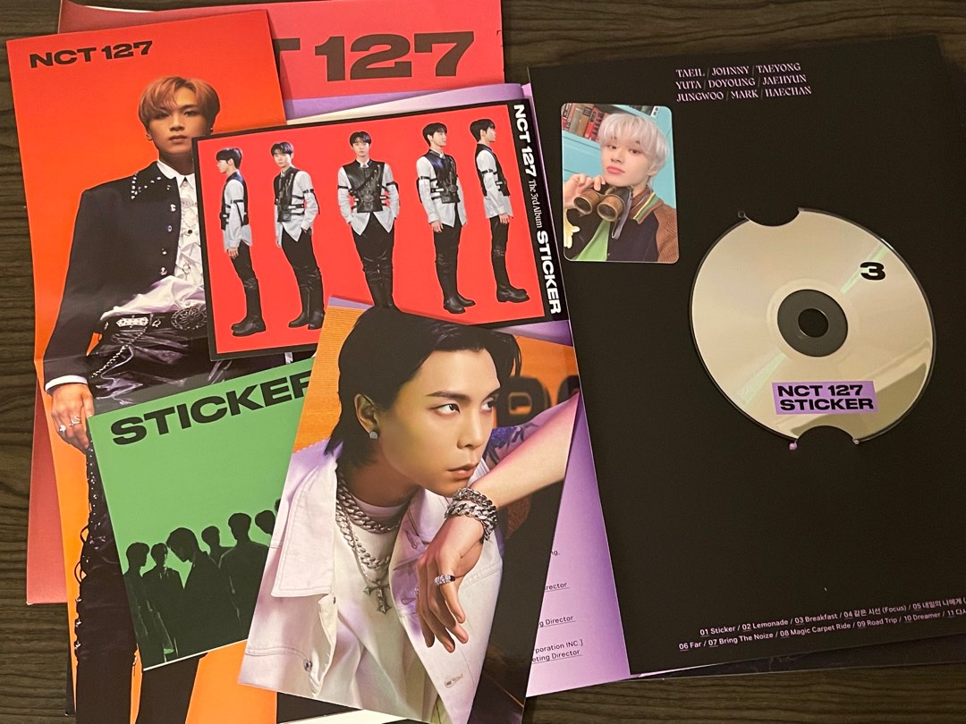 NCT 127 Sticker Sticker Ver (Jeongwoo PC), Hobbies & Toys, Memorabilia ...