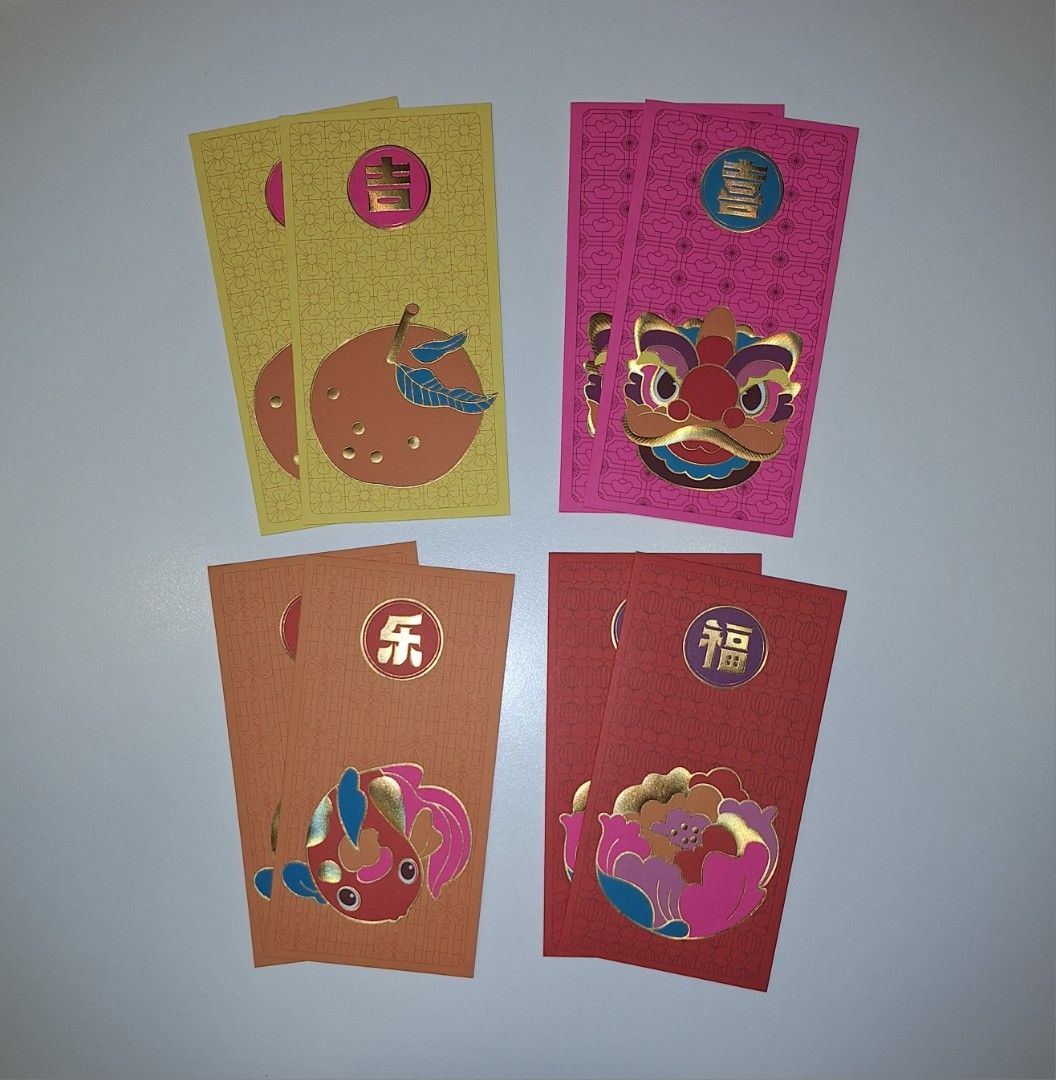 OCBC red packet Ang Pao lunar new year snake 2025 - brand new, Hobbies ...