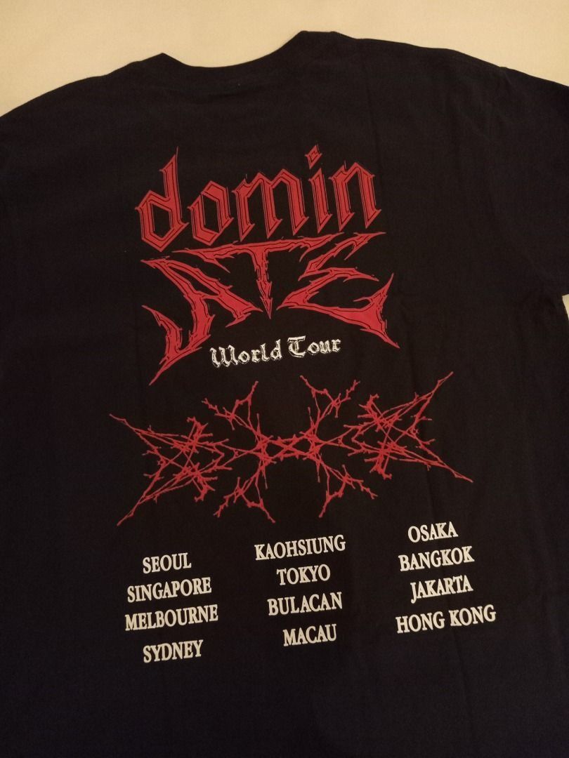 OFFICIAL Stray Kids SKZ Dominate Merch Black T-Shirt MEDIUM, Hobbies ...