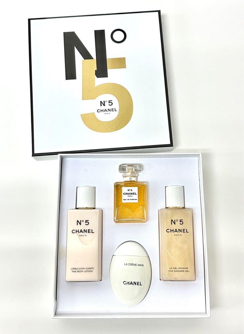 [ORIGINAL] AUTHENTIC READY STOCK CHANEL N5 EDP 4 IN 1 SET PERFUME EDP, SHOWER GEL, HAND CREAM ...