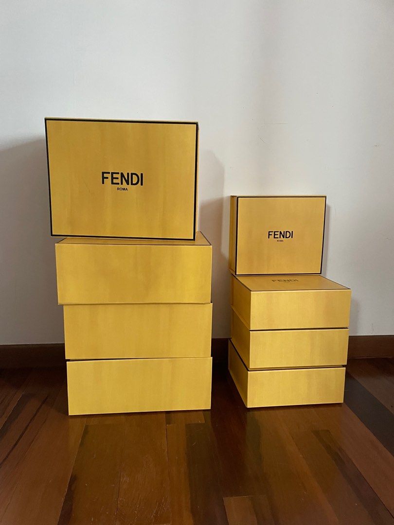 Original magnetic Fendi boxes (Negotiable), Luxury, Accessories on ...