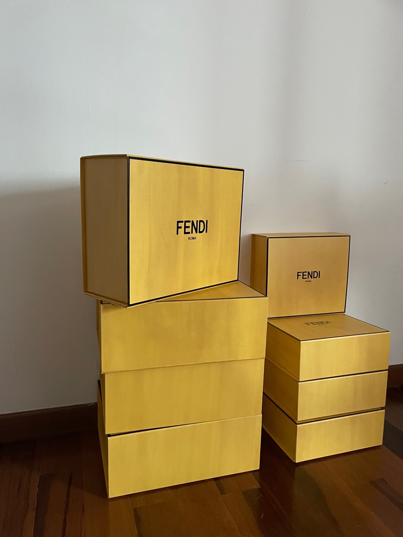 Original magnetic Fendi boxes (Negotiable), Luxury, Accessories on ...