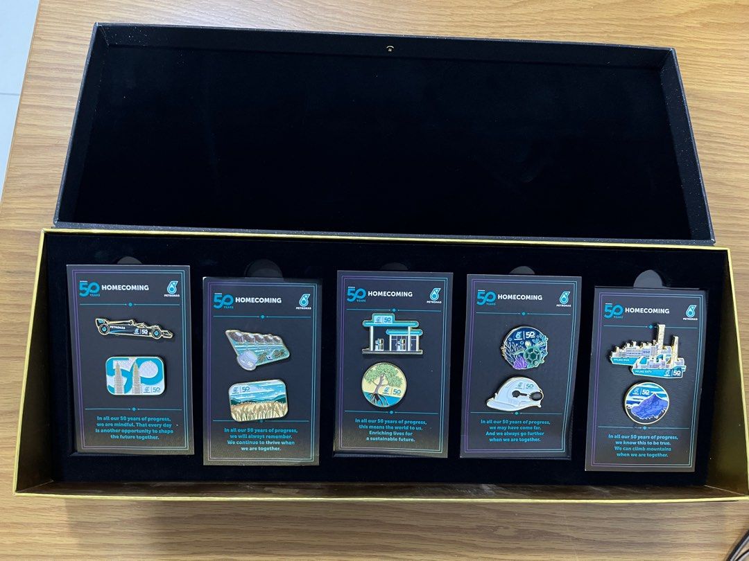 PETRONAS 50 years Badger Pin, Hobbies & Toys, Collectibles ...