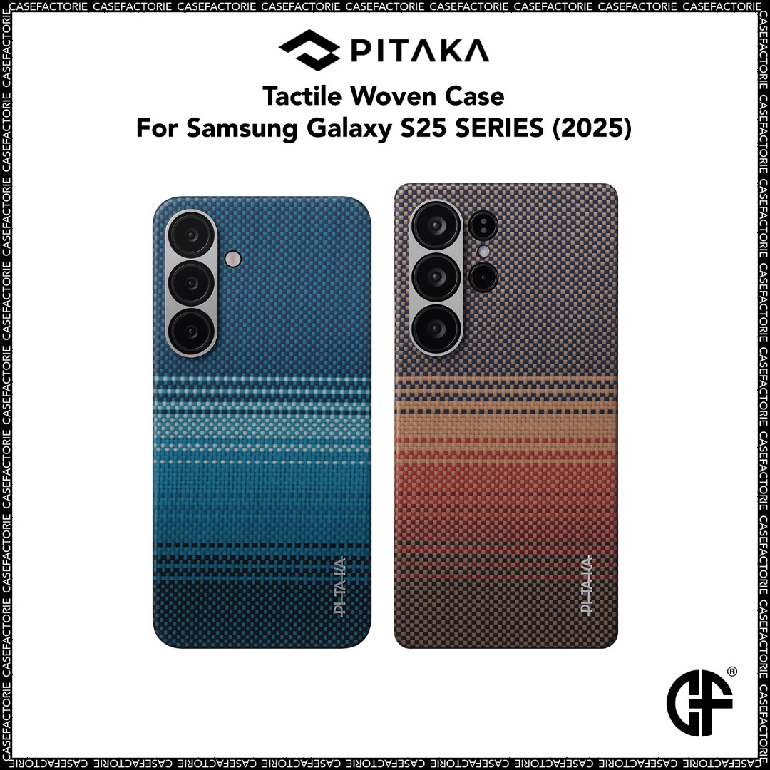 PITAKA Tactile Woven Case for Samsung Galaxy S25 /S25 Plus/ S25 Ultra ...