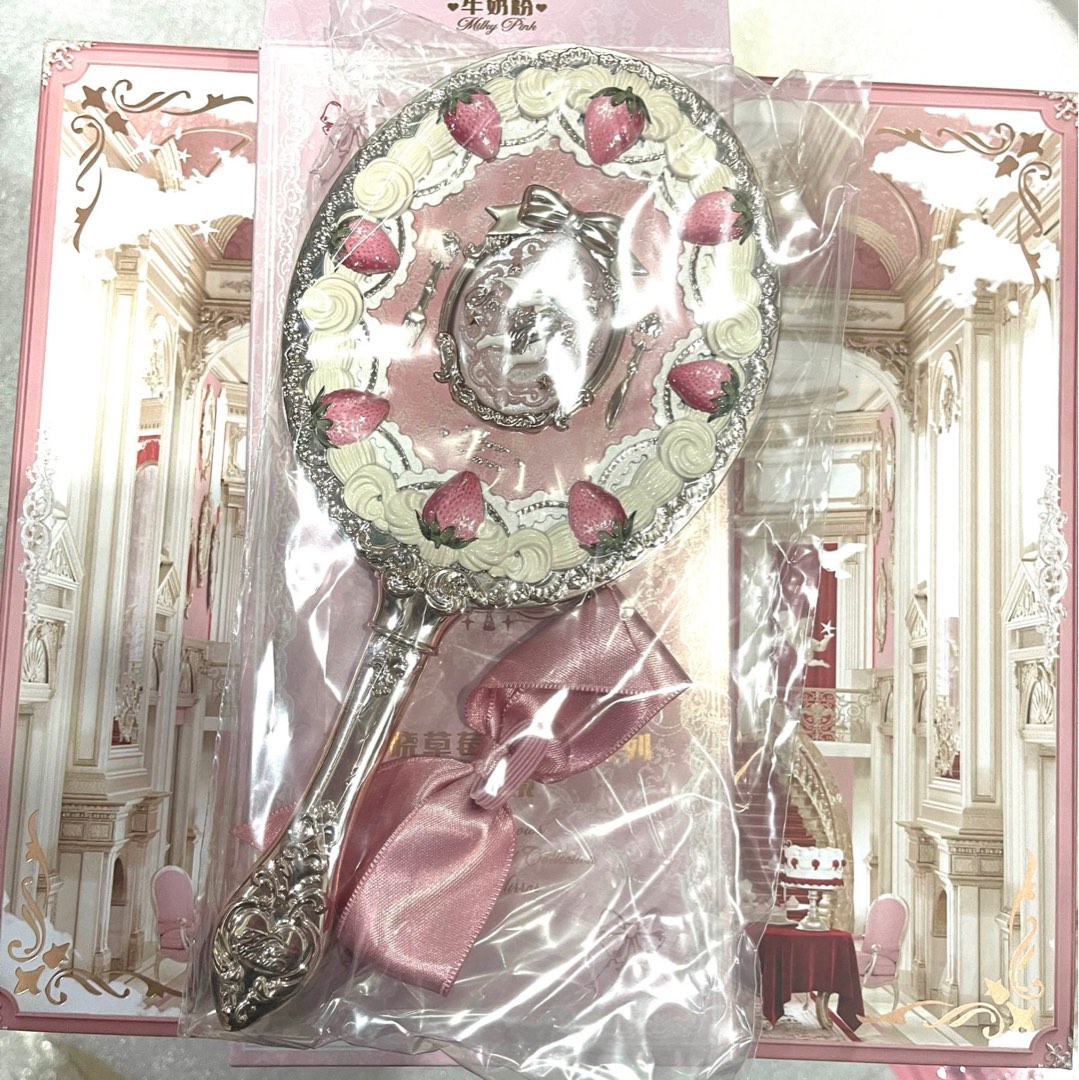 [PREORDER] flower knows pink strawberry cupid mirror, Beauty & Personal ...