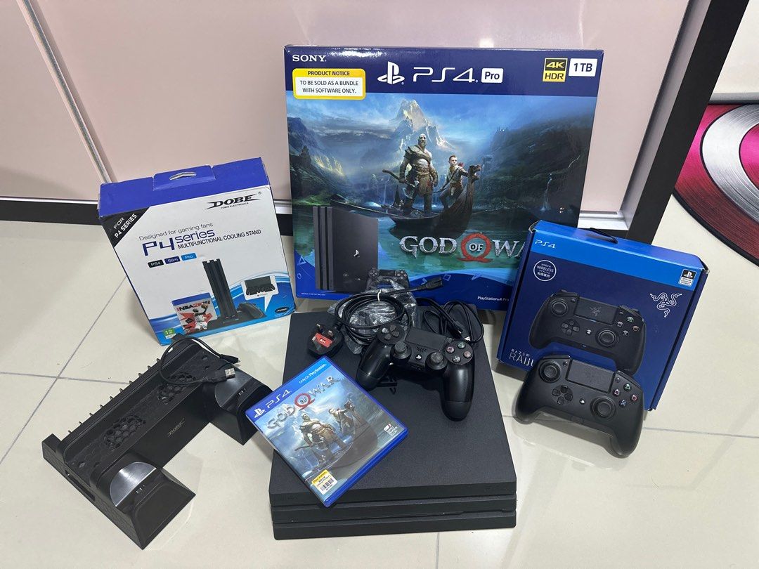 PS4 Pro 1TB 4K Console ( GOD OF WAR BUNDLE), Video Gaming, Video Game ...