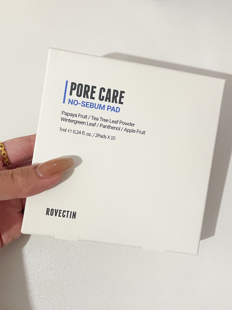 Rovectin no-sebum pad, Beauty & Personal Care, Face, Face Care on Carousell