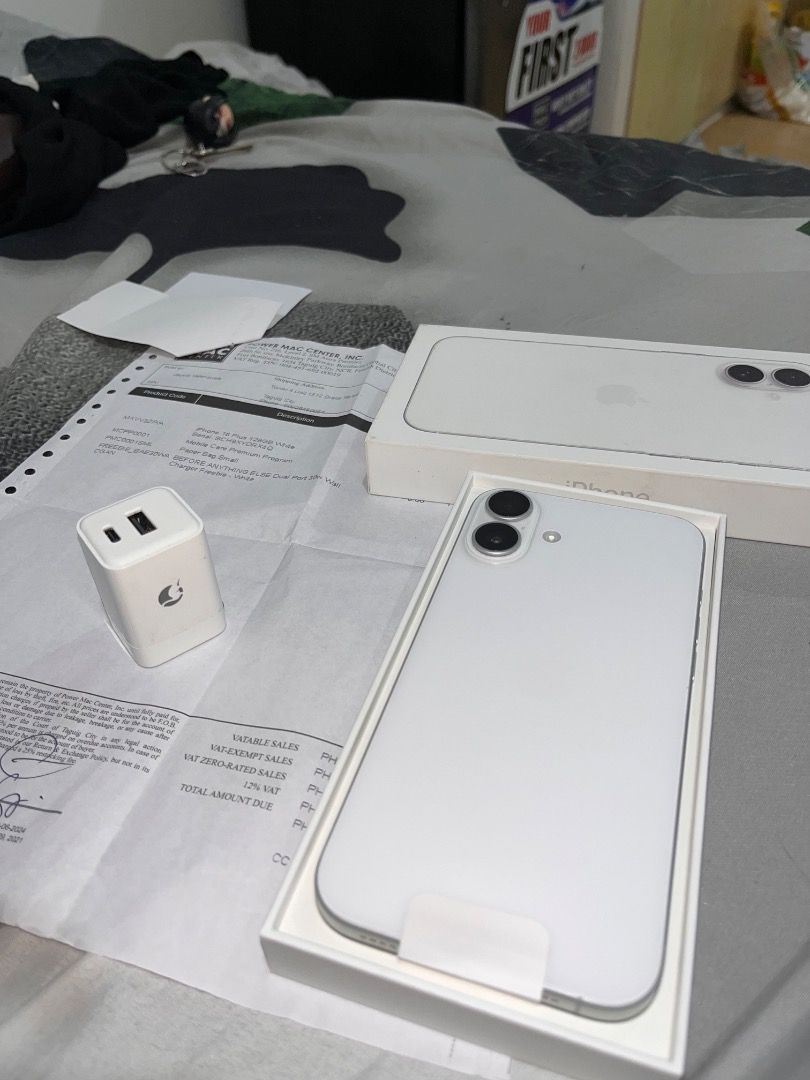 Rush Iphone 16 Plus with Receipt From Powermac (NTC Approved) Brand New ...