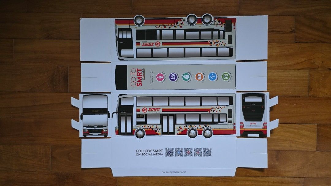 [NEW MODELS] SBS Transit/SMRT/TTS Paper MRT Train and Bus Models ...