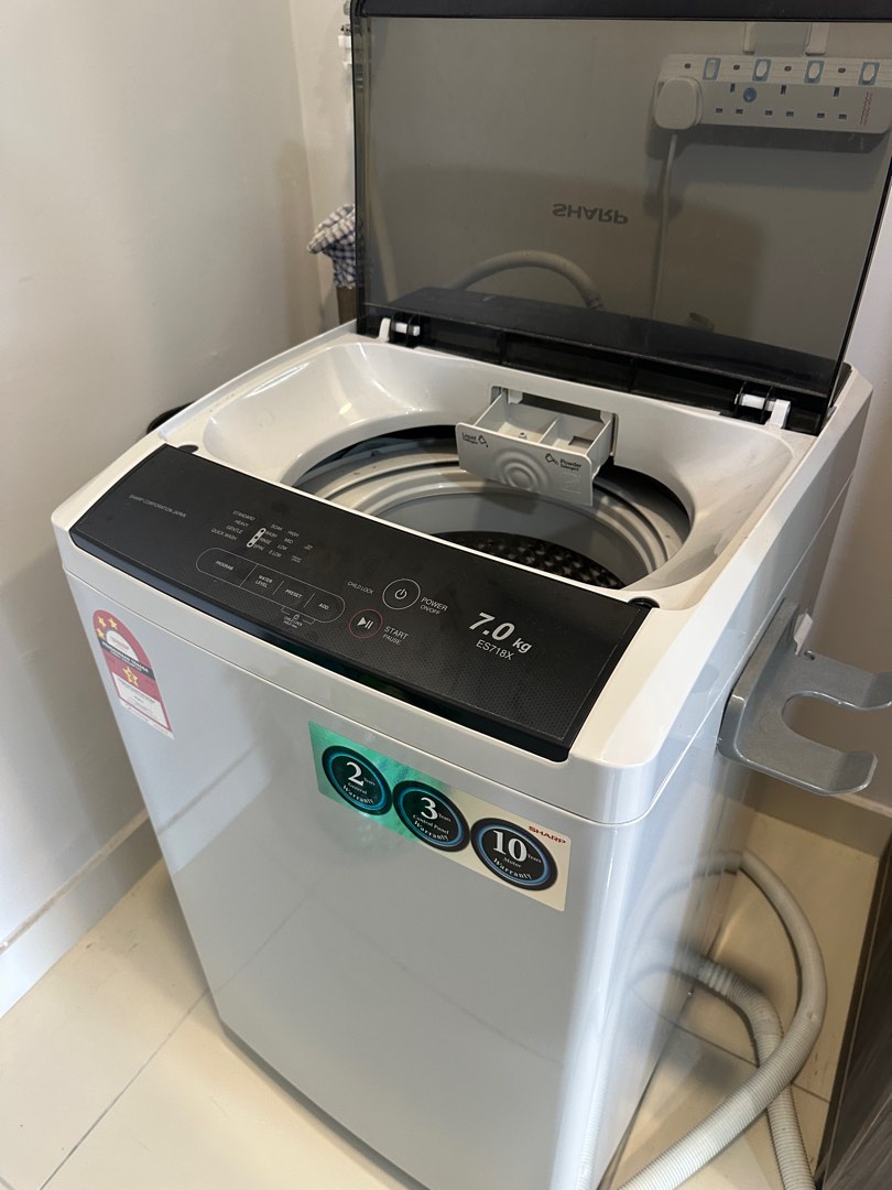 Sharp Top Load Washing Machine, TV & Home Appliances, Washing Machines ...