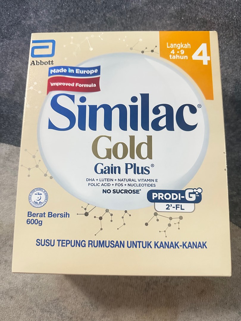 Similac Gold Gain Plus Step 4, Babies & Kids, Nursing & Feeding ...