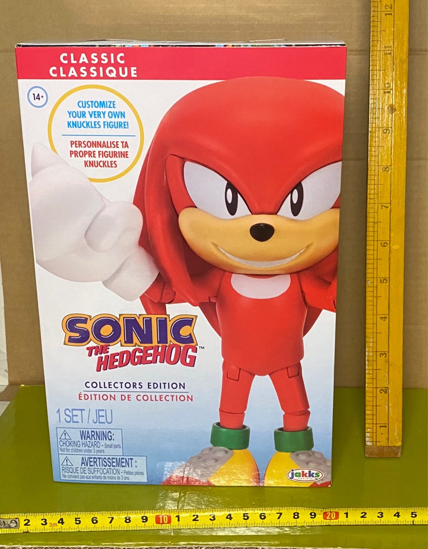 Sonic The Hedgehog Knuckles Collector Edition Action Figure, Hobbies ...